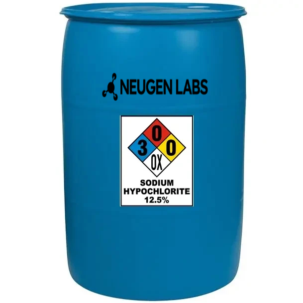 Sodium Hypochlorite 12.5%-15% Technical Grade, Liquid, Bulk - Neugen Labs